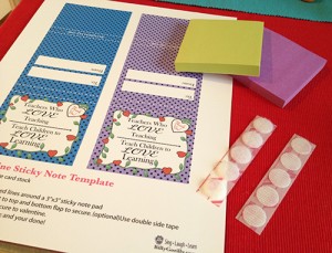 DIY Valentine Teacher Appreciation Sticky Note Gift | Sing Laugh Learn